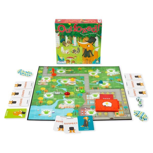 Outfoxed! Game | Cooperative Whodunit Board Game | Henry Bear's Park