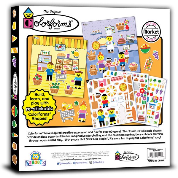 Colorforms Classic Picture Playset Market | Henry Bear's Park