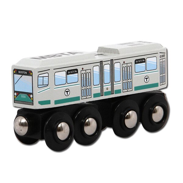 MBTA Commuter Rail Toy Train | MBTA Wooden Model Train