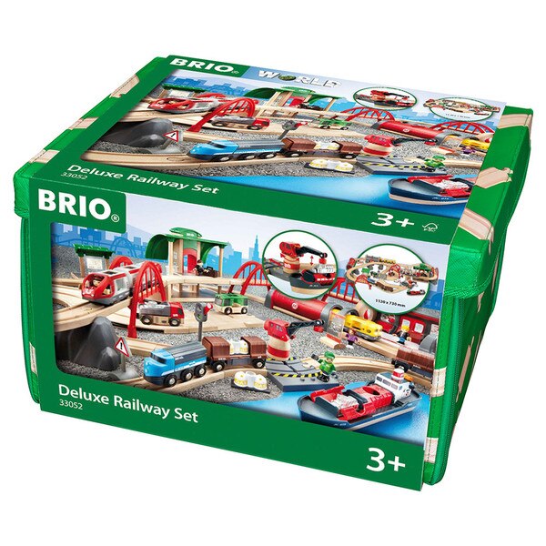 Brio World Deluxe Railway Set | Brio Wooden Train Set