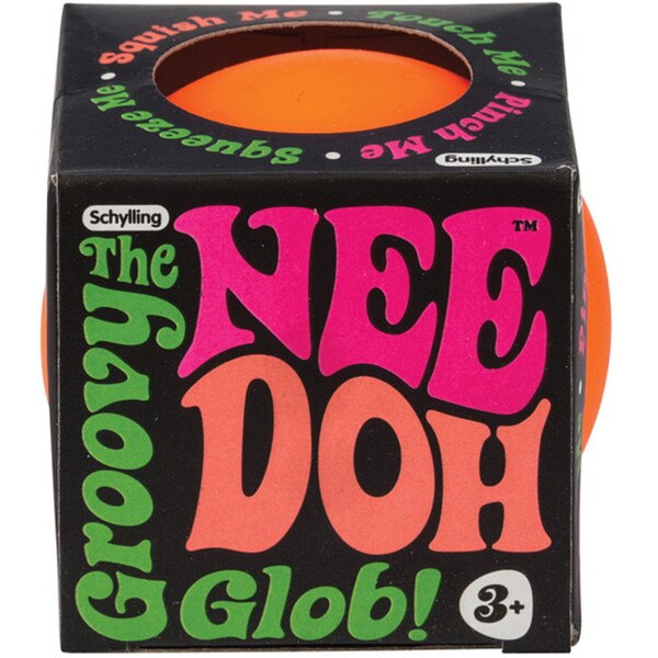 The Groovy Glob Nee Doh - Orange, Green, or Pink