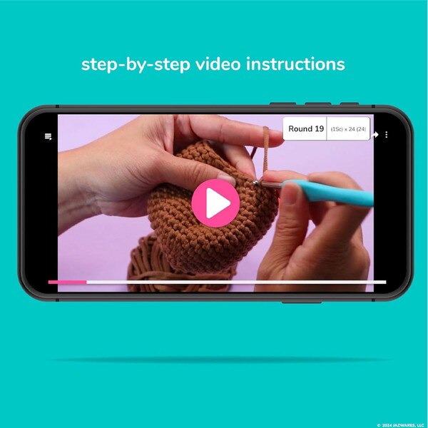 Squishmallows Crochet Kit Omar Bear | Henry Bear's Park